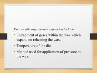 DENTAL WAXES ,TYPES , USES,COMPOSITION IN DENTISTRY | PPTX