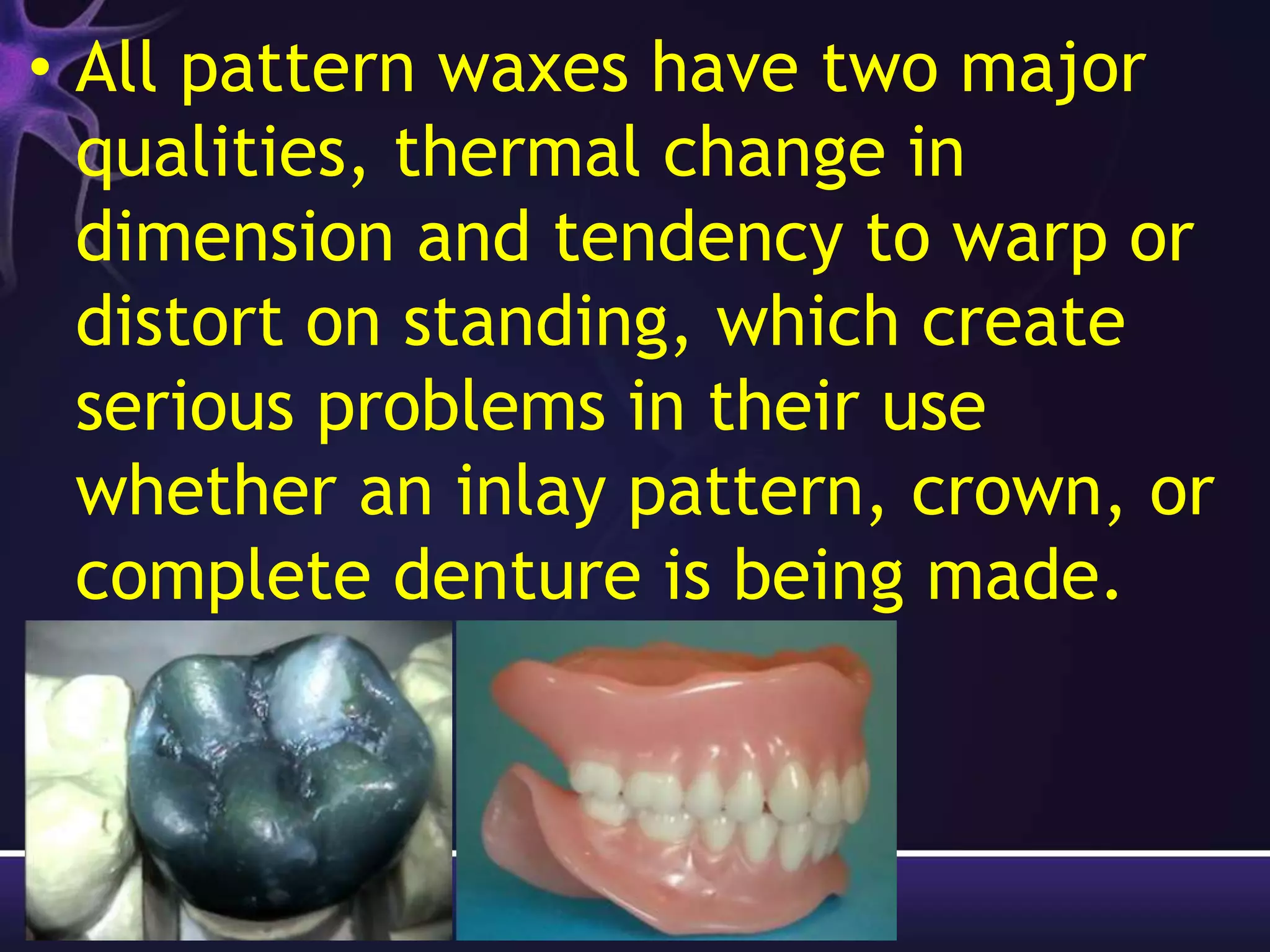 Dental waxs | PPTX