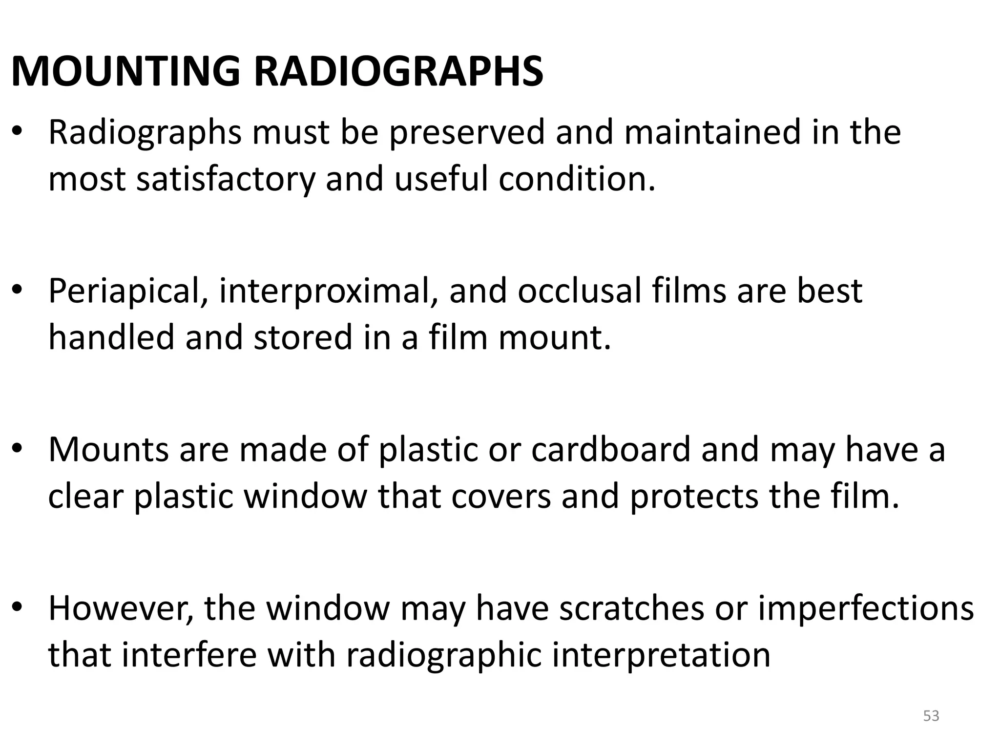 Dental x ray film processing | PPTX