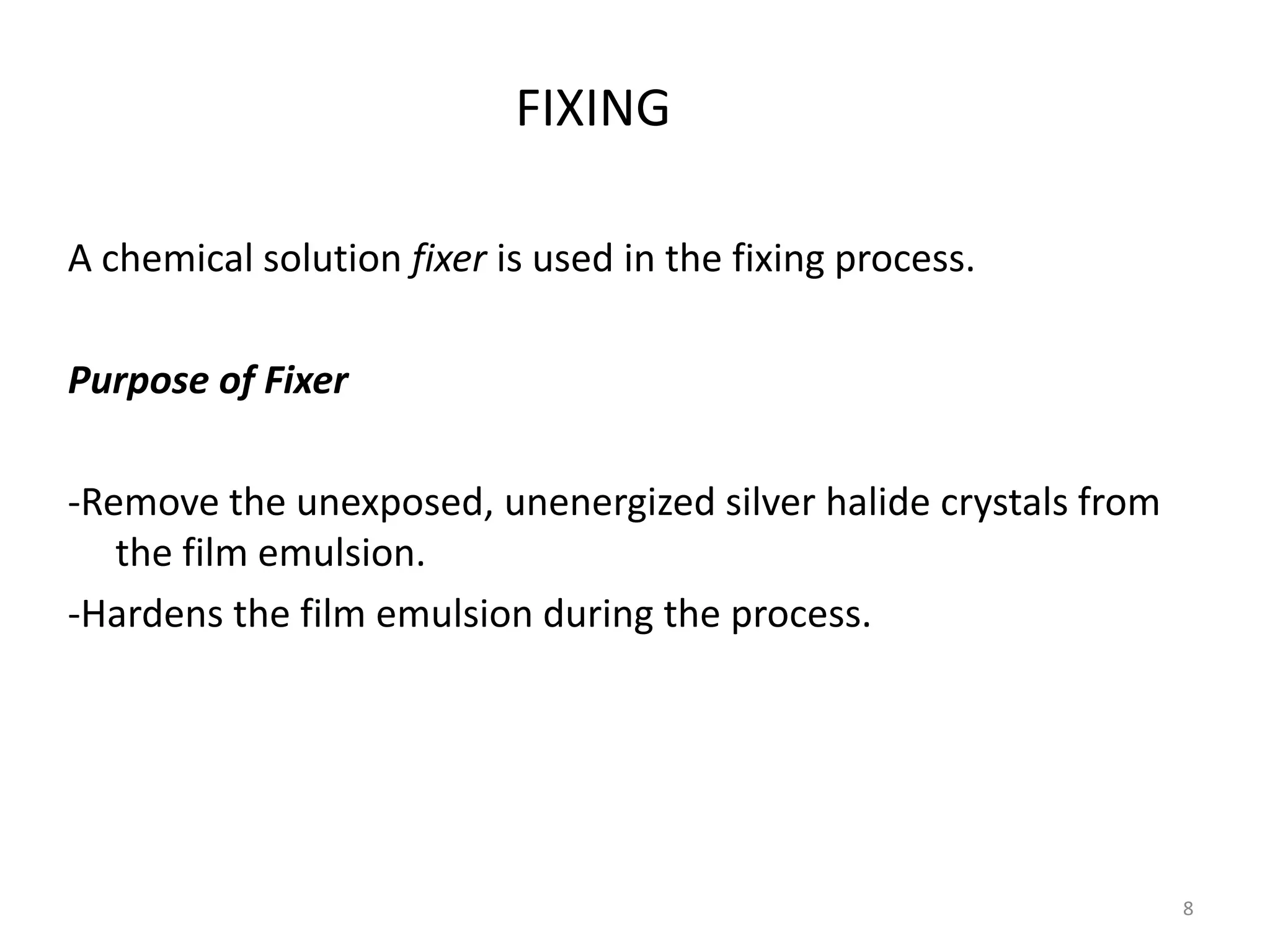 Dental x ray film processing | PPTX