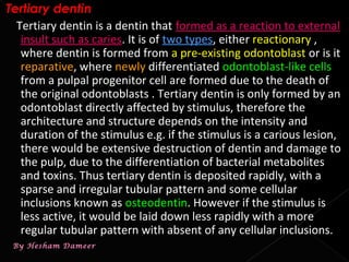 Dentenogenesis and histology of dentin | PPT