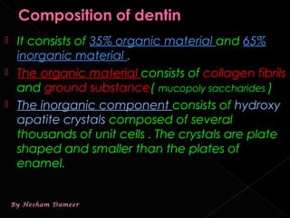 Dentenogenesis and histology of dentin | PPT