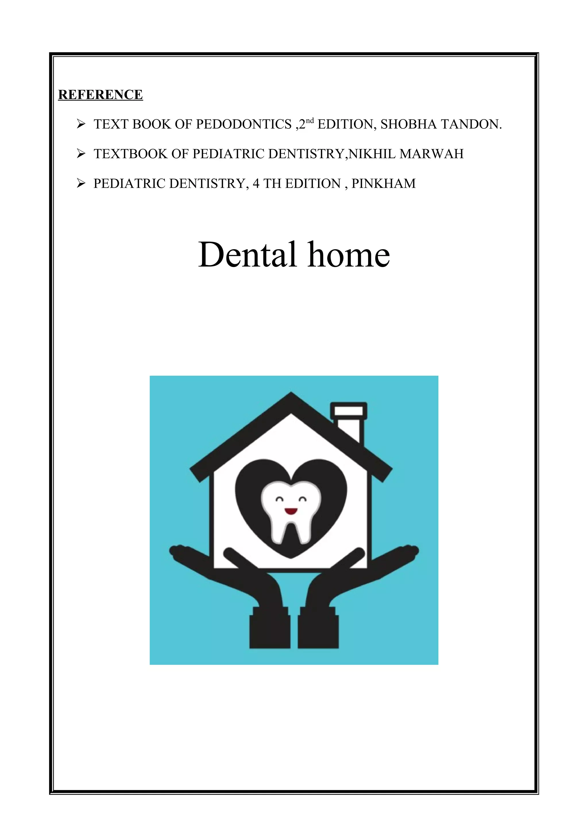 Dental home | DOC