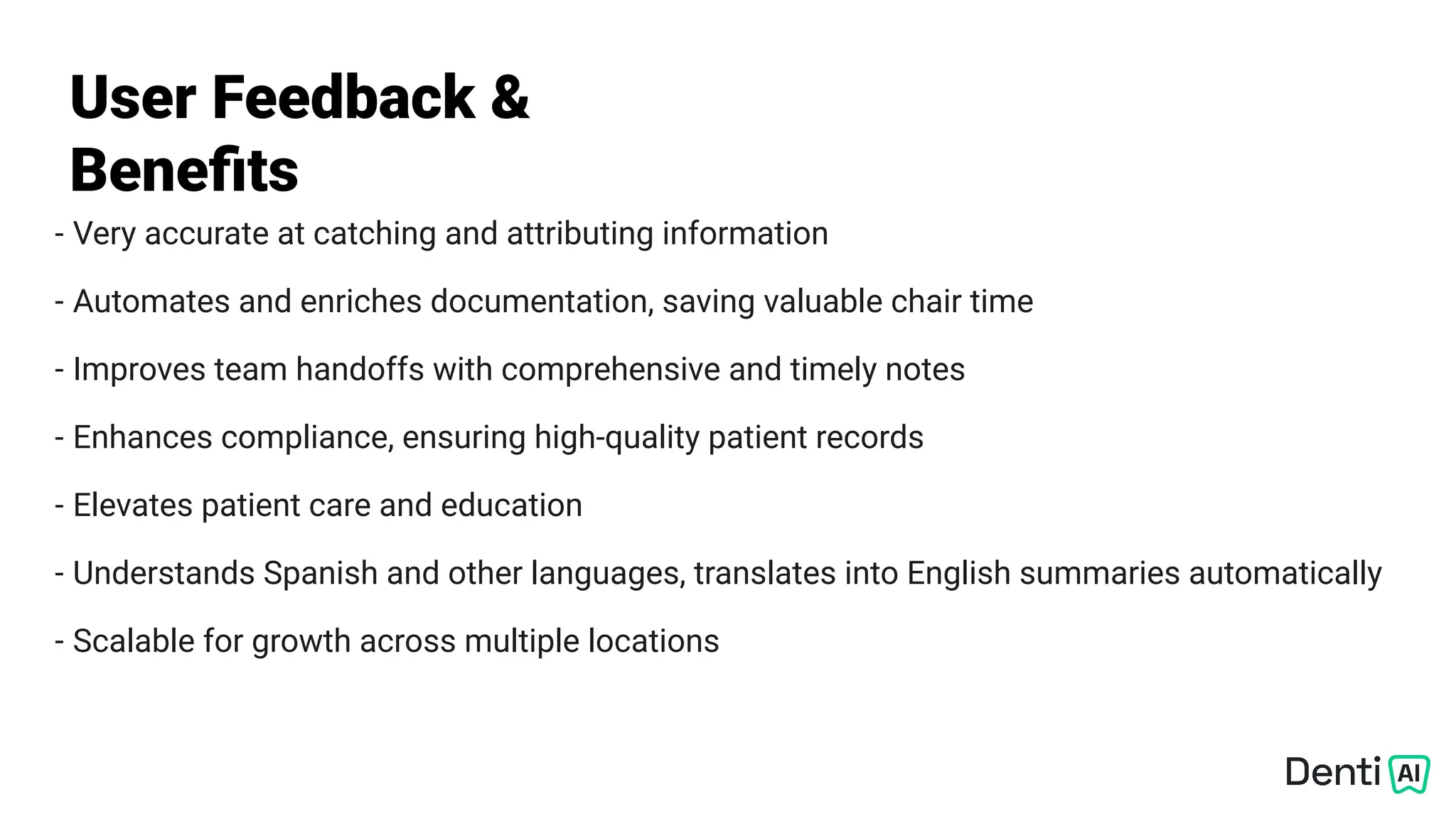 Denti.AI Scribe: Streamline and Enhance Dental Documentation | PPT