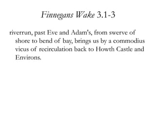 'Denti Alligator' and 'the humours of Milltown': The canonical comedy ...