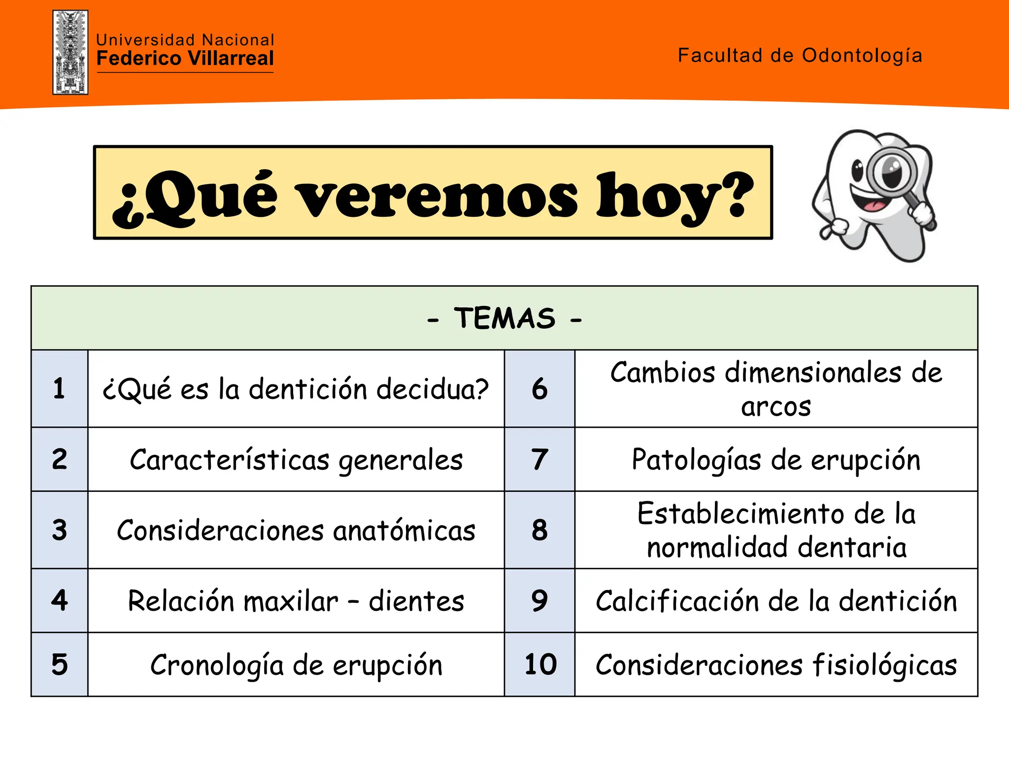 DENTICION DECIDUA ORTODONCIA y ORTOPEDIA | PPT