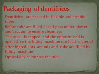 Dentifrice | PPTX