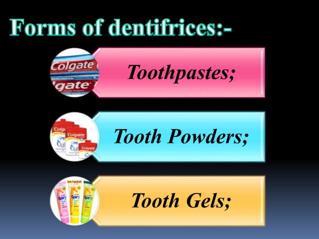 Dentifrices & “Formulation of Dentifrices” | PPTX