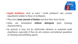 DENTIFRICES.ppt
