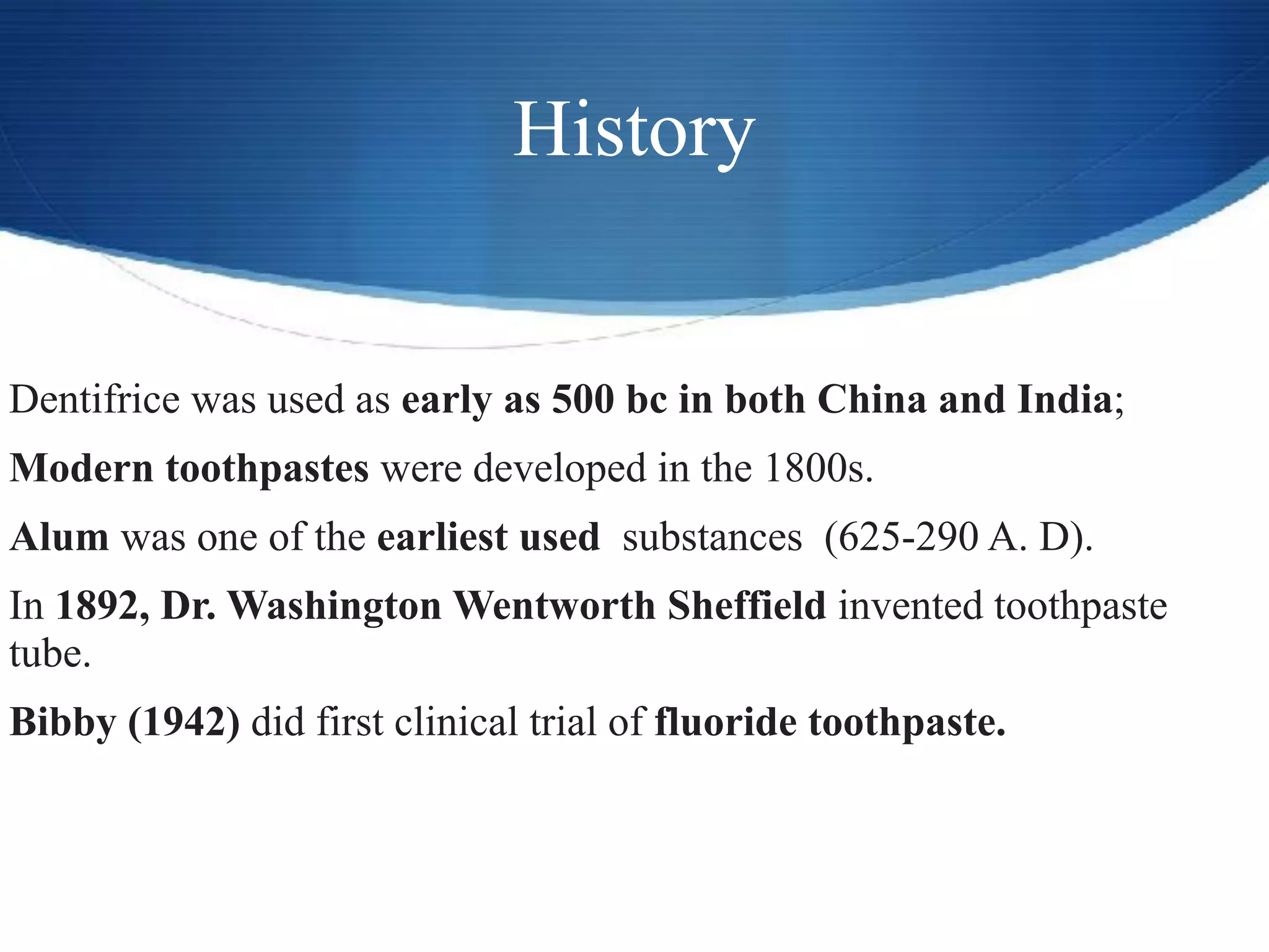 Dentifrices1 171216171009 | PDF