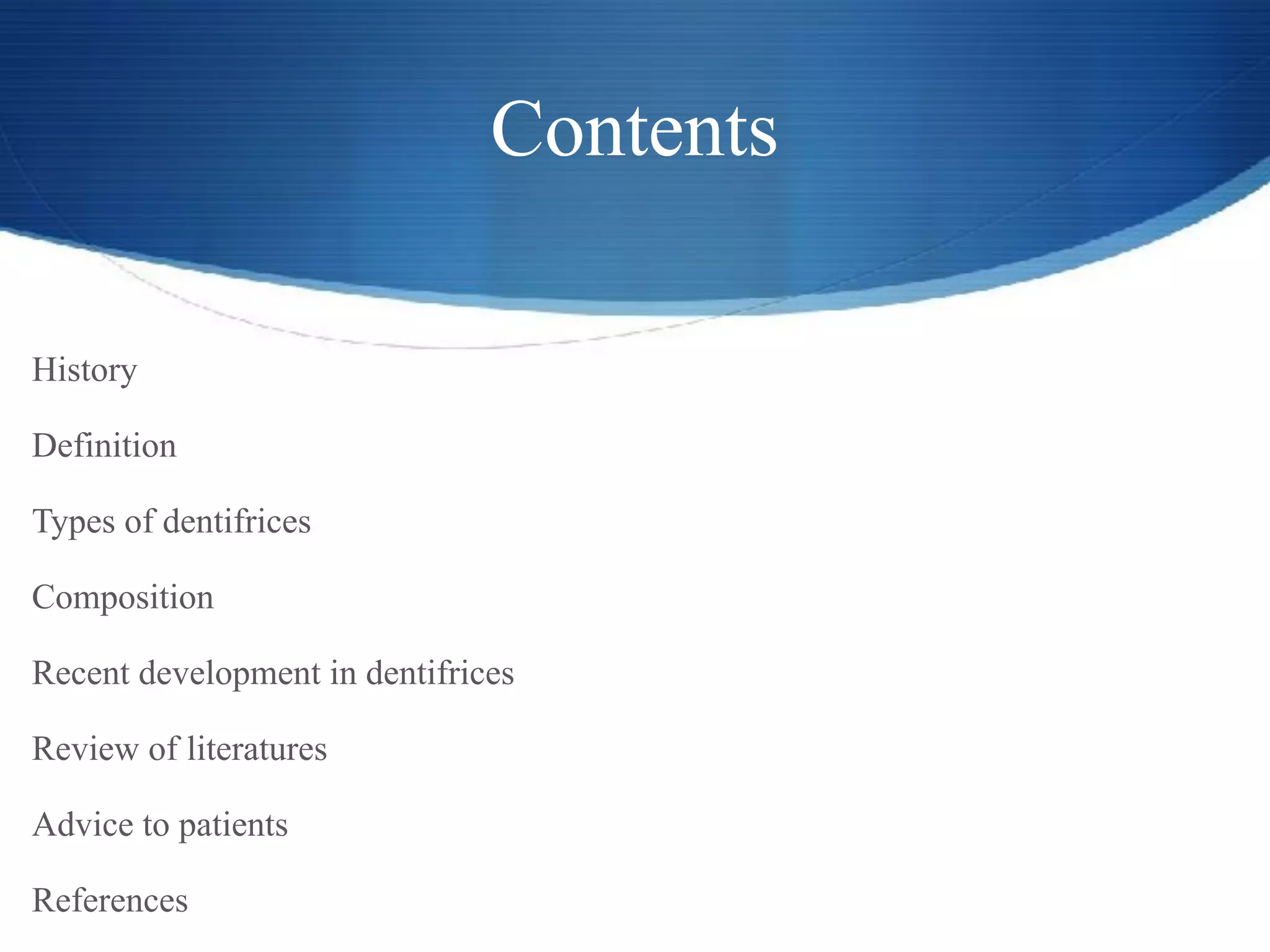 Dentifrices | PDF