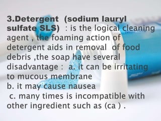 Dentifrices ppt222 | PPT