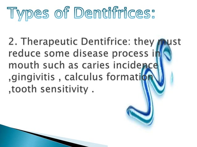 Dentifrices ppt222 | PPT