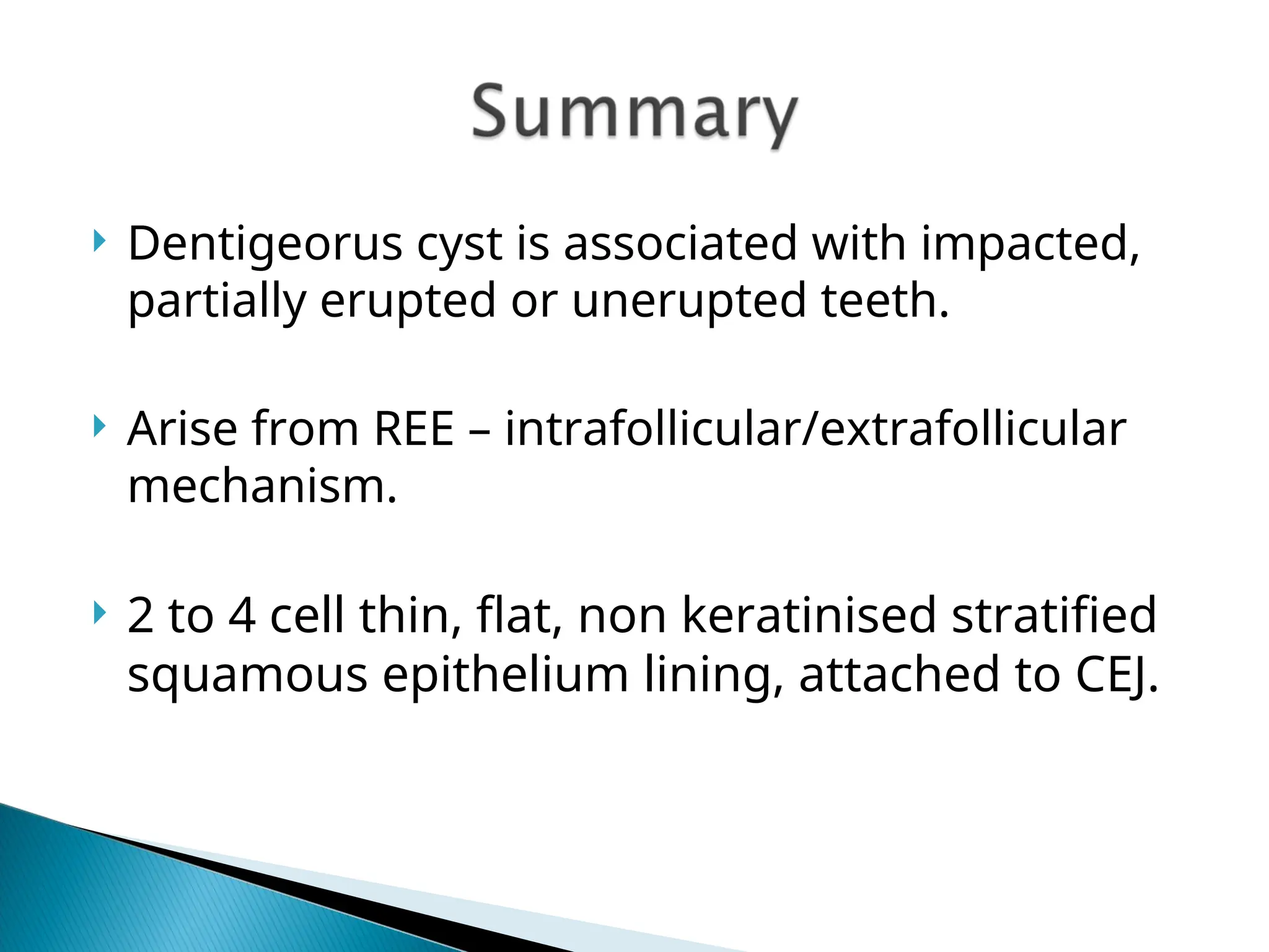 DENTIGEROUS CYST ORAL PATHOLOGY DENTISTRY | PPT