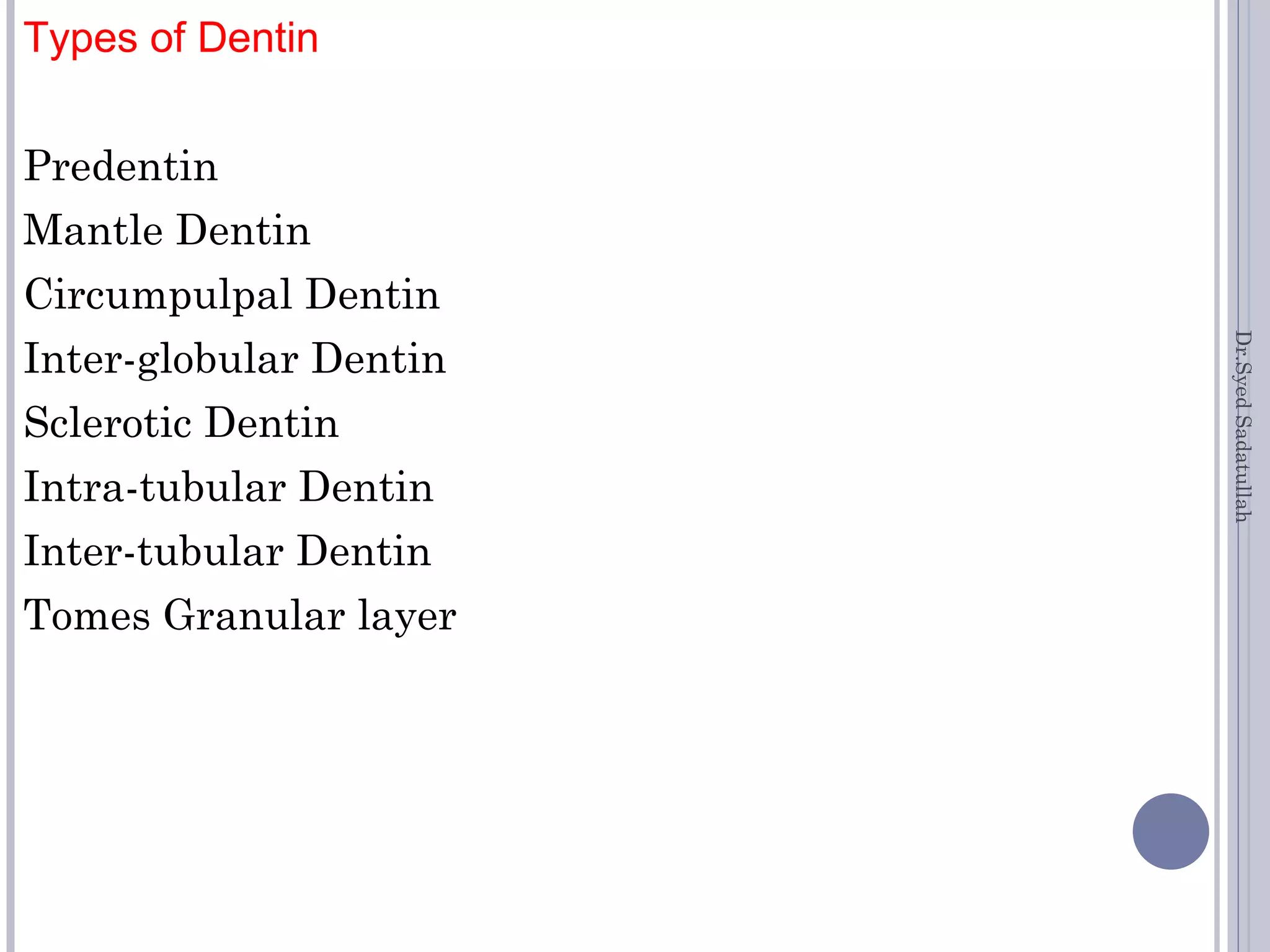 Dentin | PPT