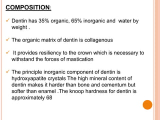 Dentin | PPTX
