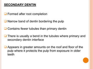 Dentin | PPTX