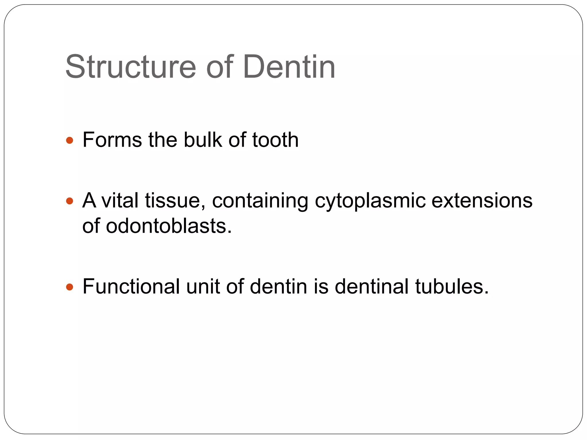 Dentin | PPT