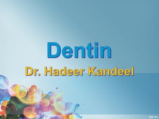 Dentin | PDF