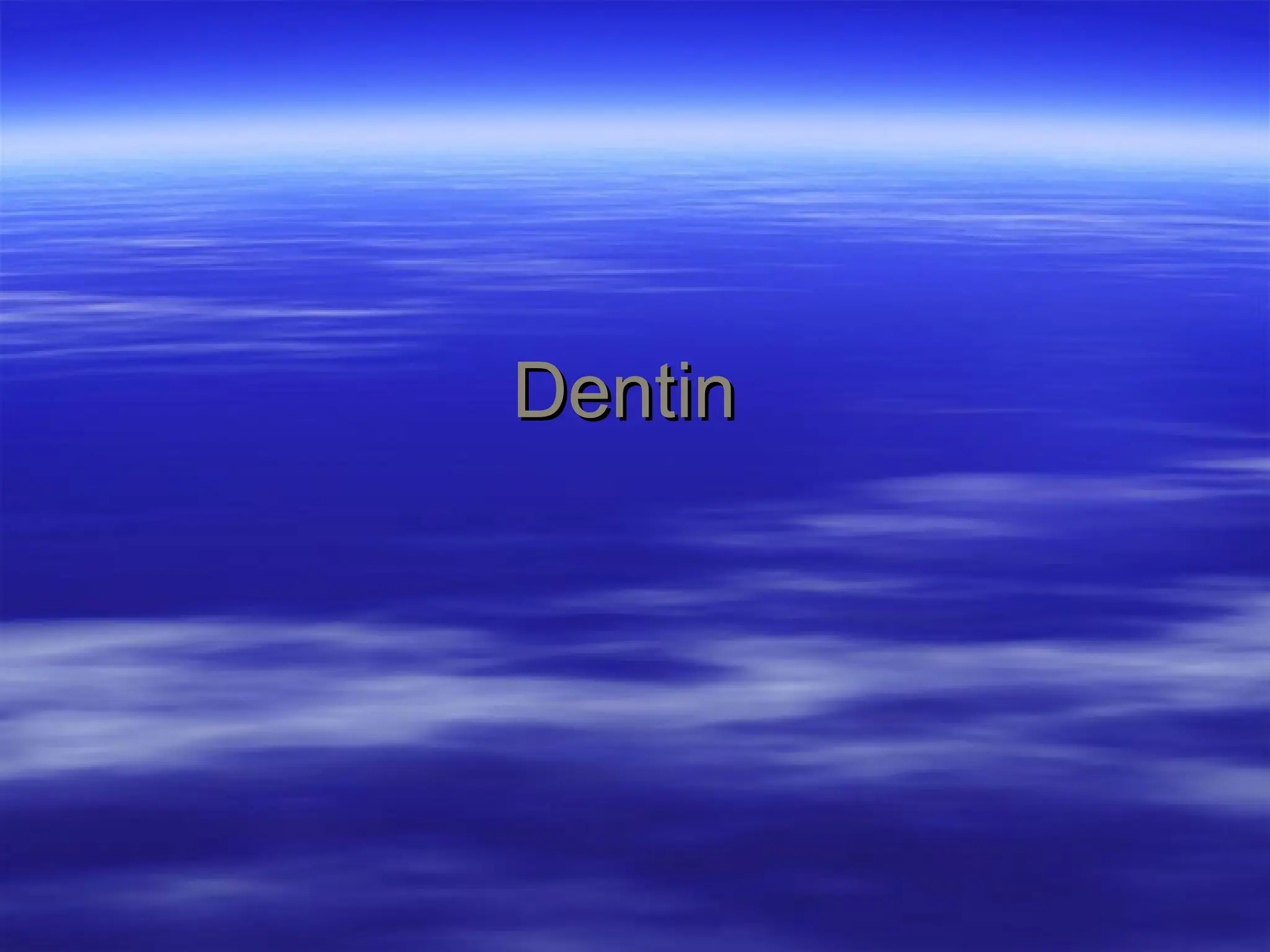 Dentin is a part of tooth. has a mojor role in the tooth structure and ...