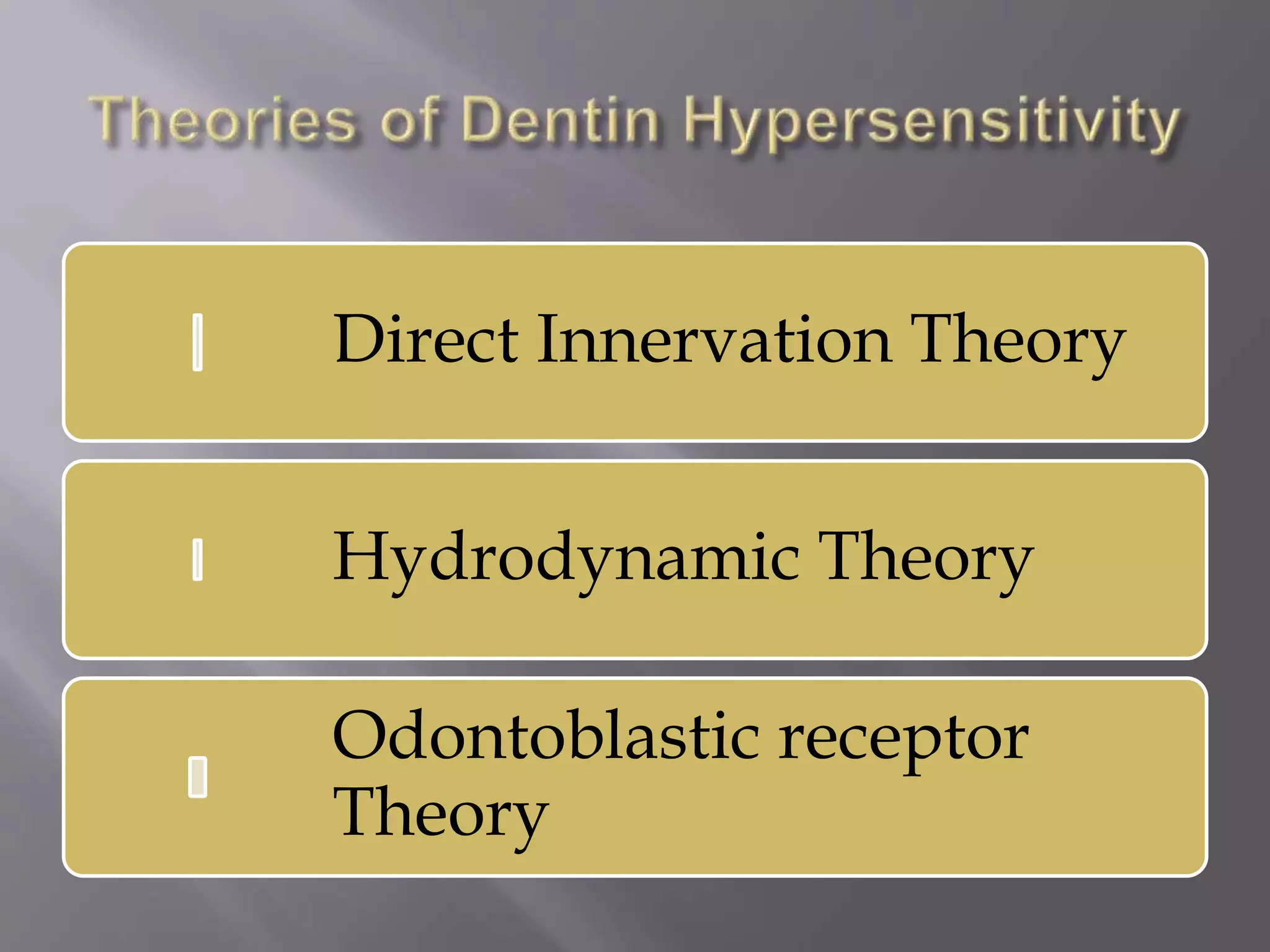 Dentinal hypersensitivity | PPTX
