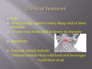 Dentinal hypersensitivity | PPTX