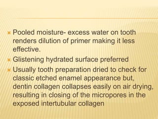 Dentin bonding | PPTX