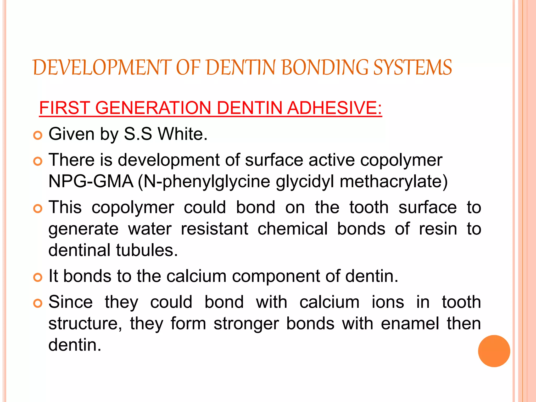Dentin bonding agent | PPTX