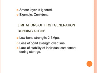 Dentin bonding agent | PPTX