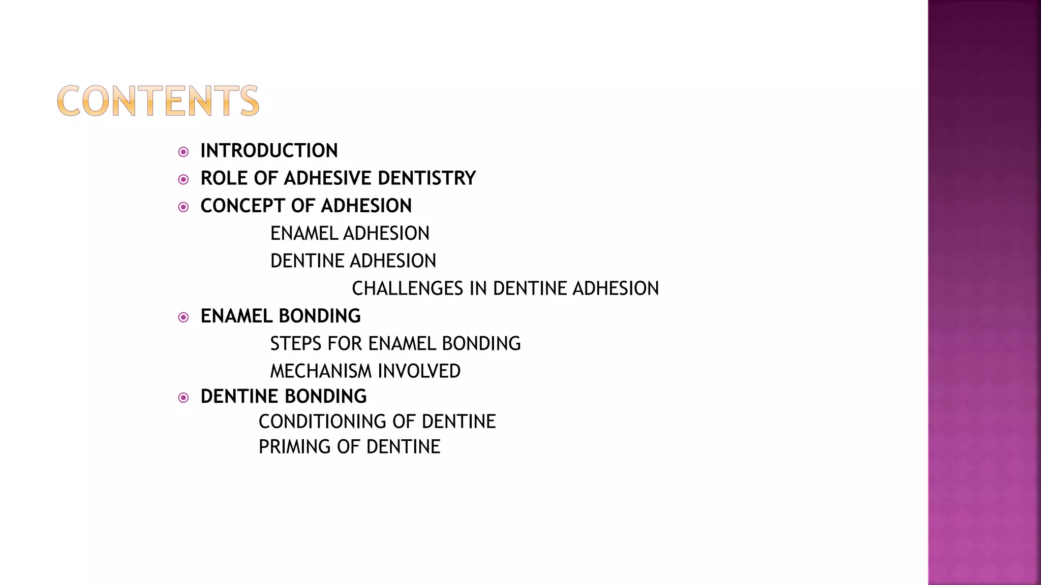 Dentin bonding agents | PPTX