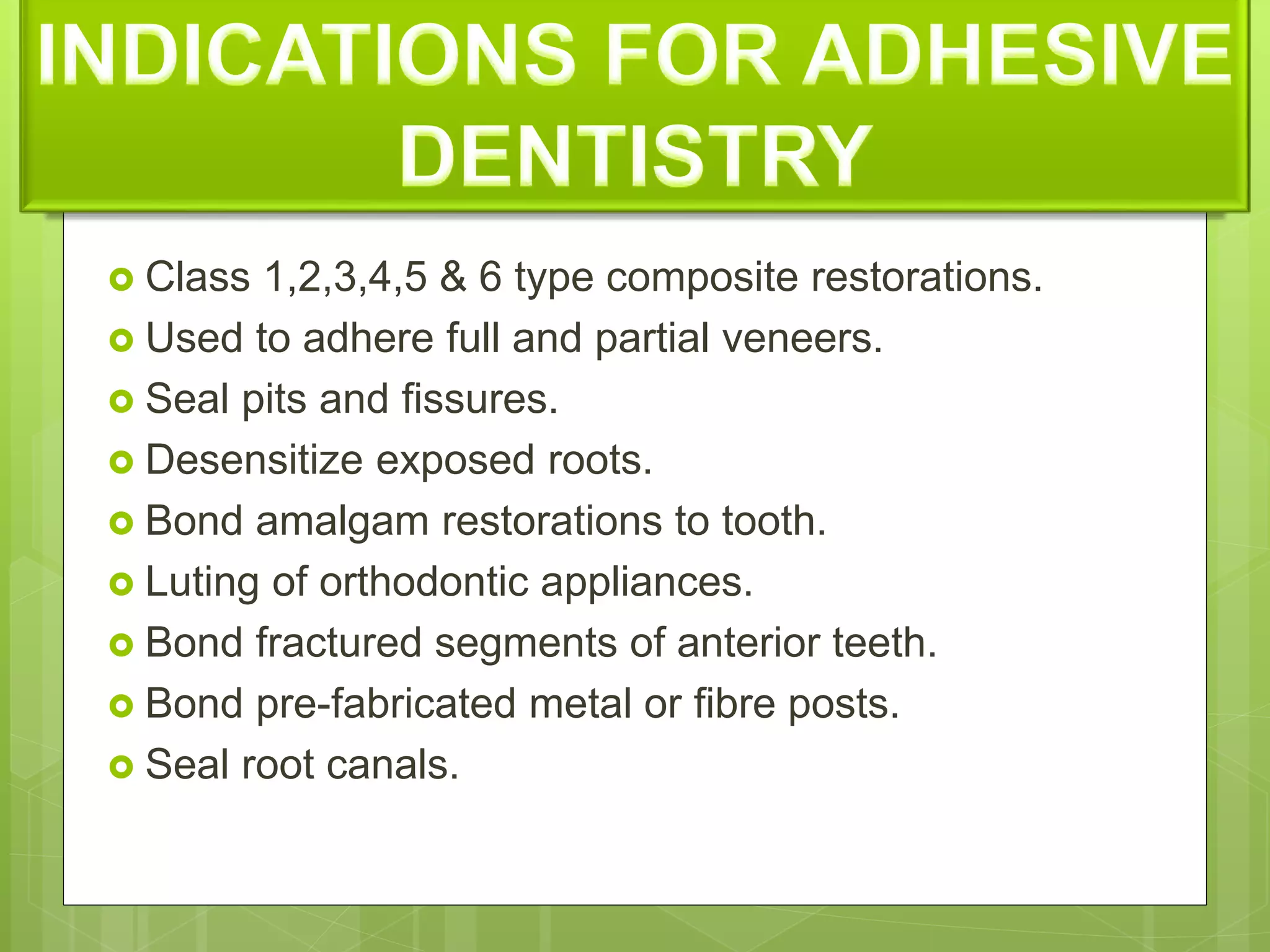 Dentin bonding agents | PPTX