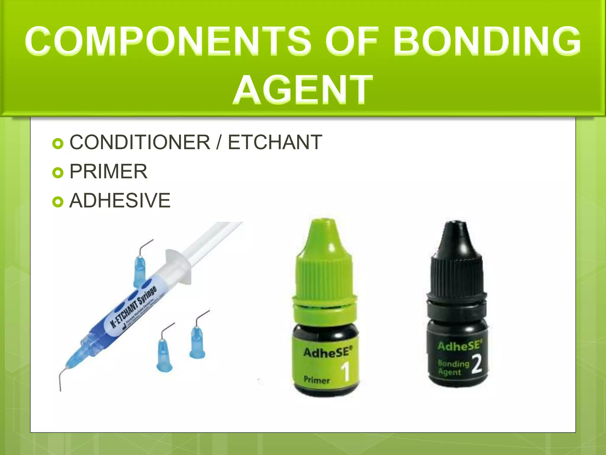 Dentin bonding agents | PPTX