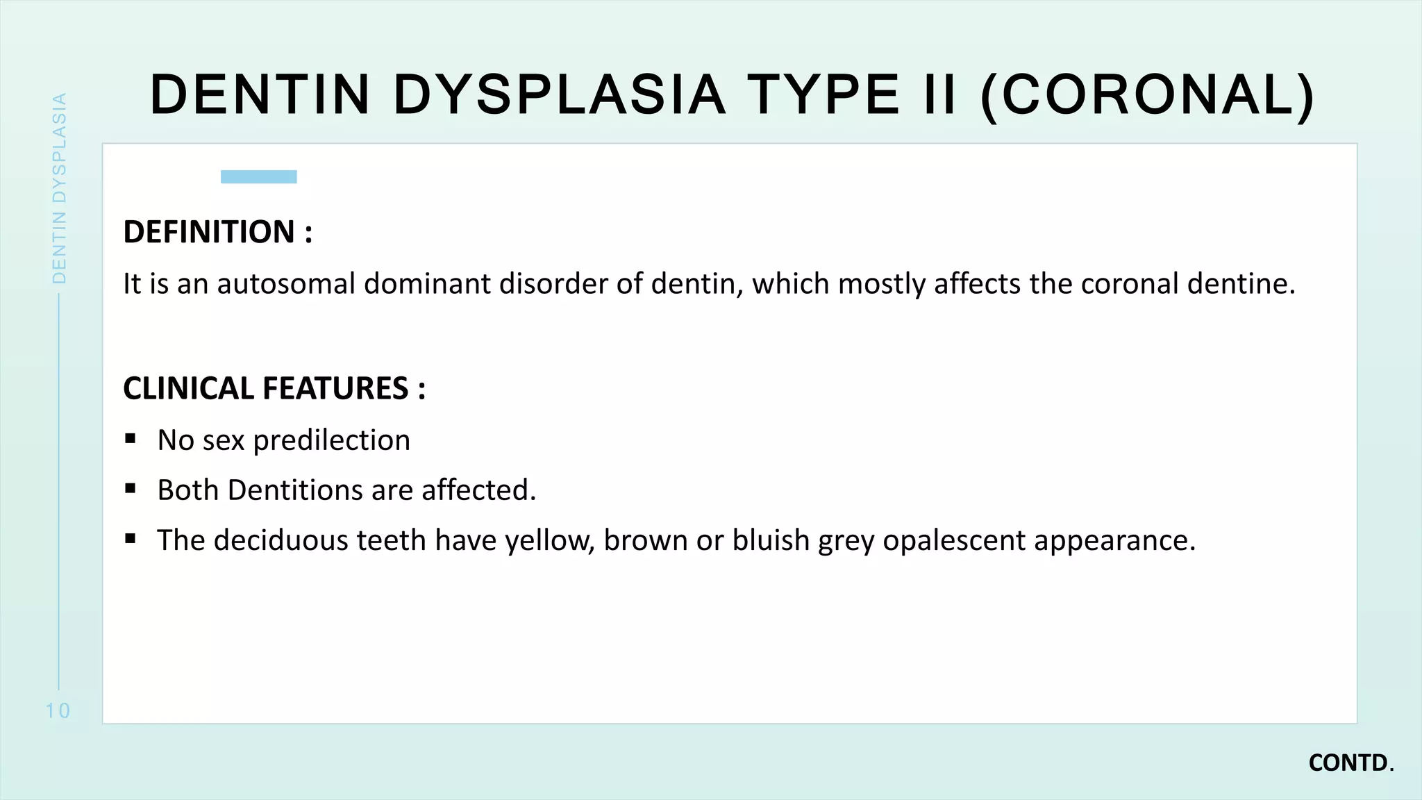Dentin dysplasia | PPTX