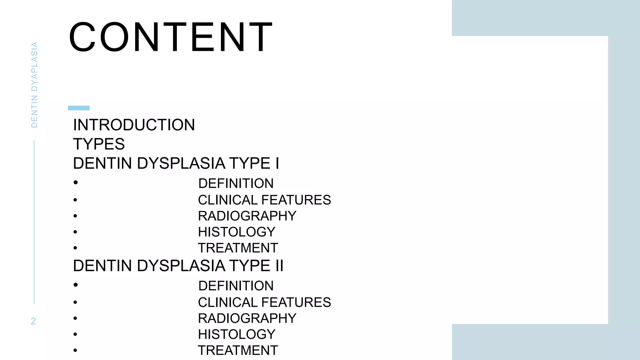 Dentin dysplasia | PPTX