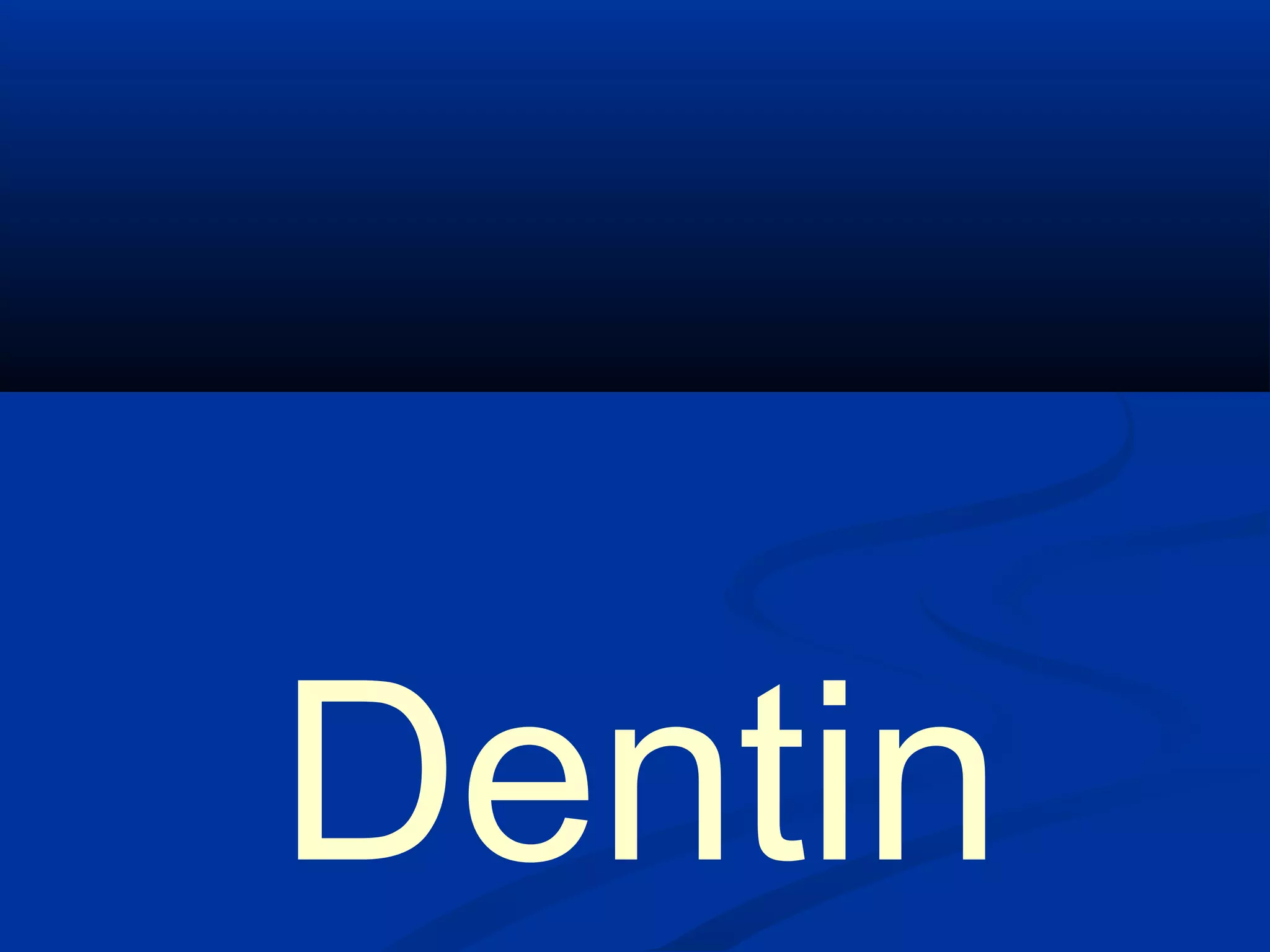 Dentine | PPT