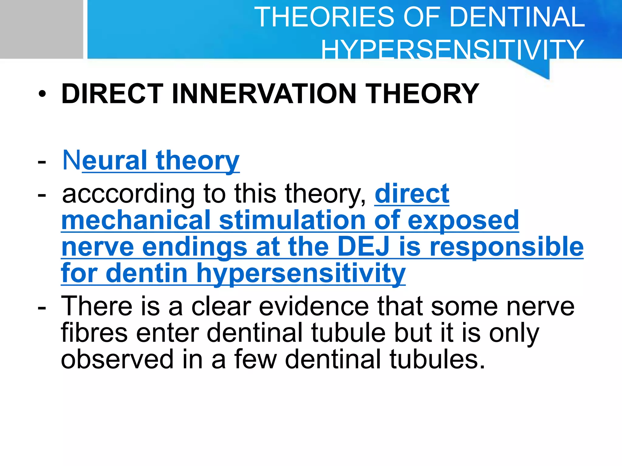 Dentin hypersensitivity | PPTX