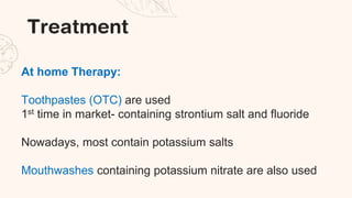Dentin Hypersensitivity | PPTX | Dental Health | Diseases and Conditions