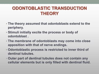 Dentinal hypersenstivity | PPTX