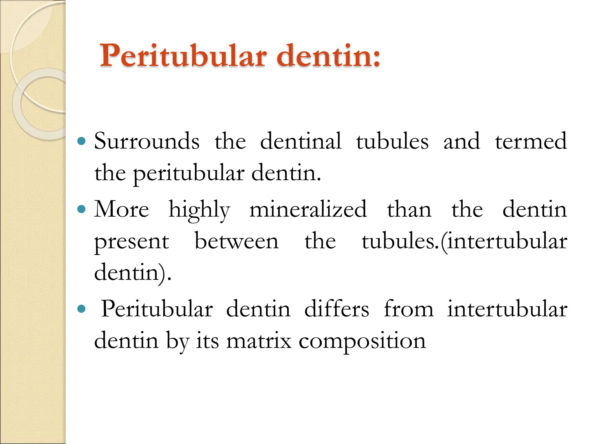 BDS first year Dentin presentation by SDM d | PPT