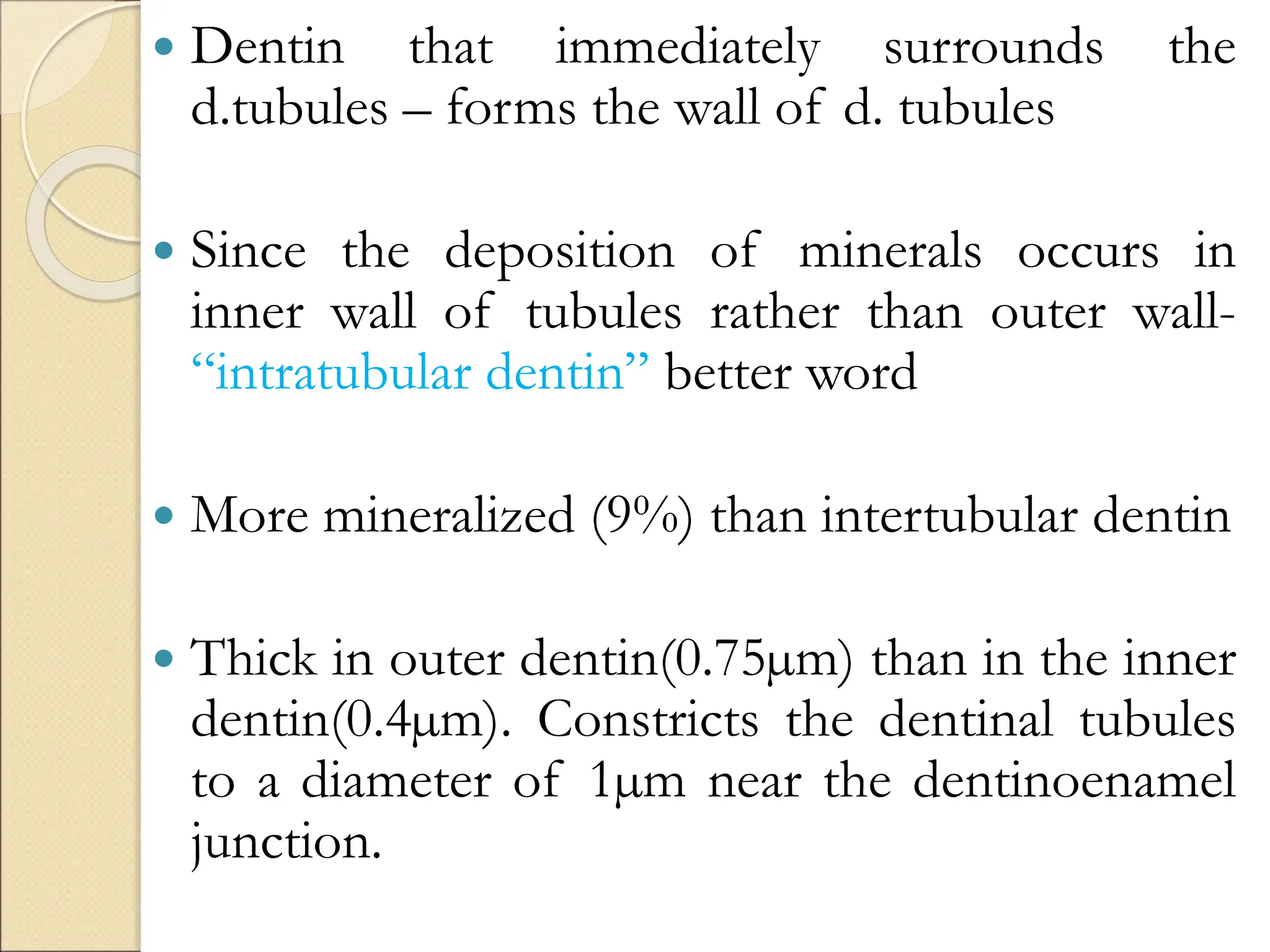 BDS first year Dentin presentation by SDM d | PPT