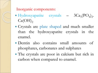BDS first year Dentin presentation by SDM d | PPT