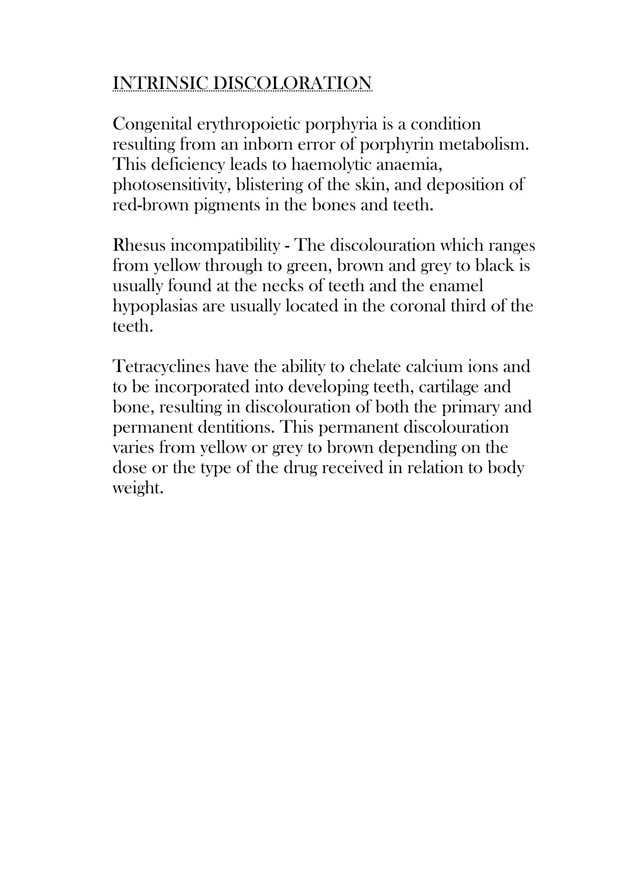 DENTINOGENESIS IMPERFECTA in adult tooth | DOCX