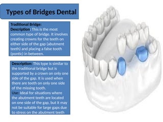 Welcome to Bridges DentalGap Between Oral Health and Overall Wellness | PPT