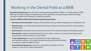 Dentistry & Biomedical Engineering | PPTX