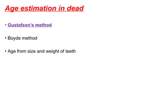 Dentition Basics forensic m. powerpoint t | PPTX