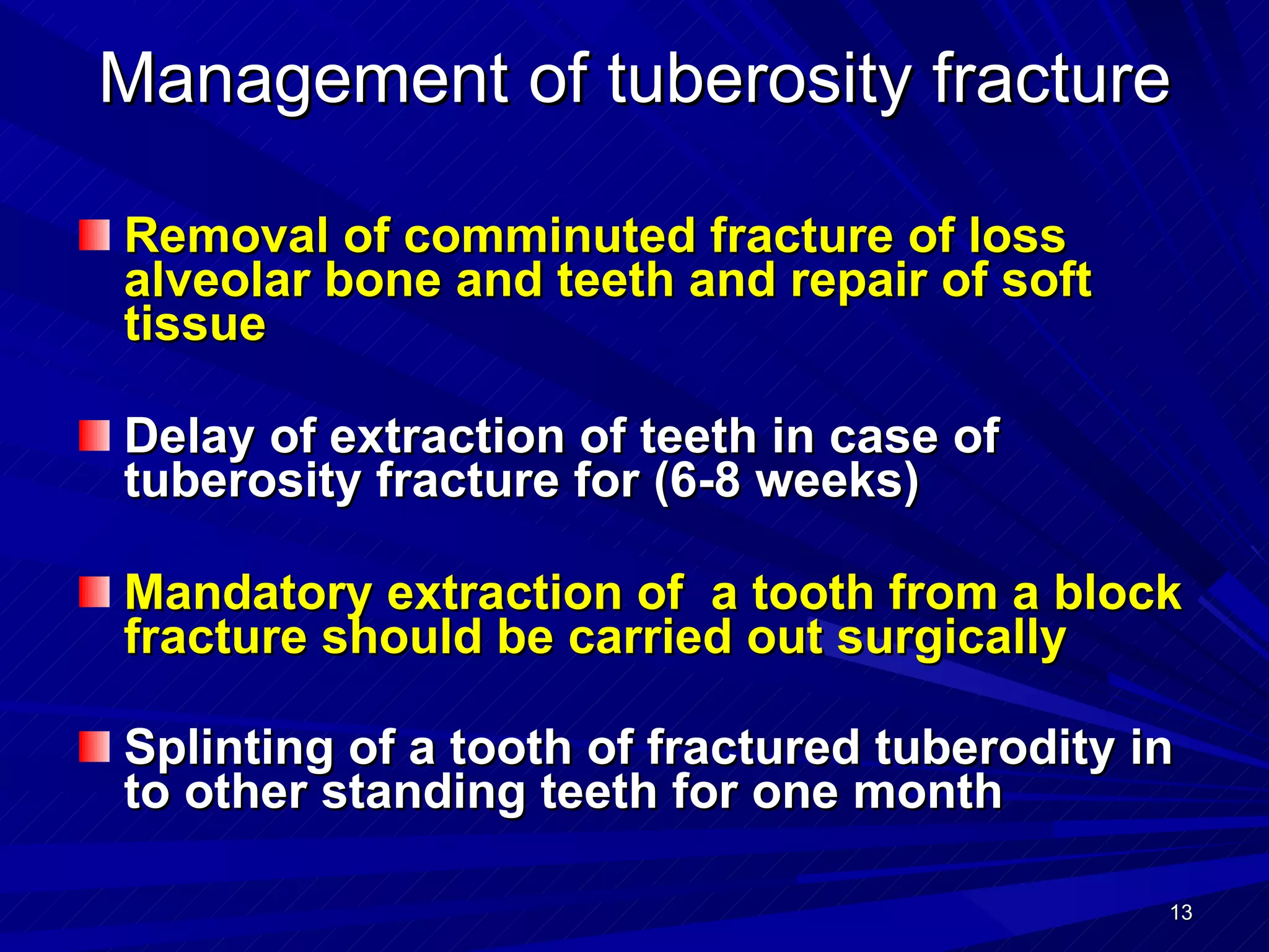 Dento Alveolar Fractures | PPT