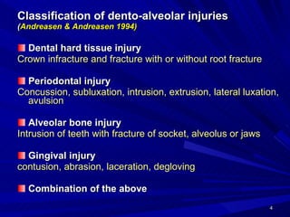 Dento Alveolar Fractures | PPT