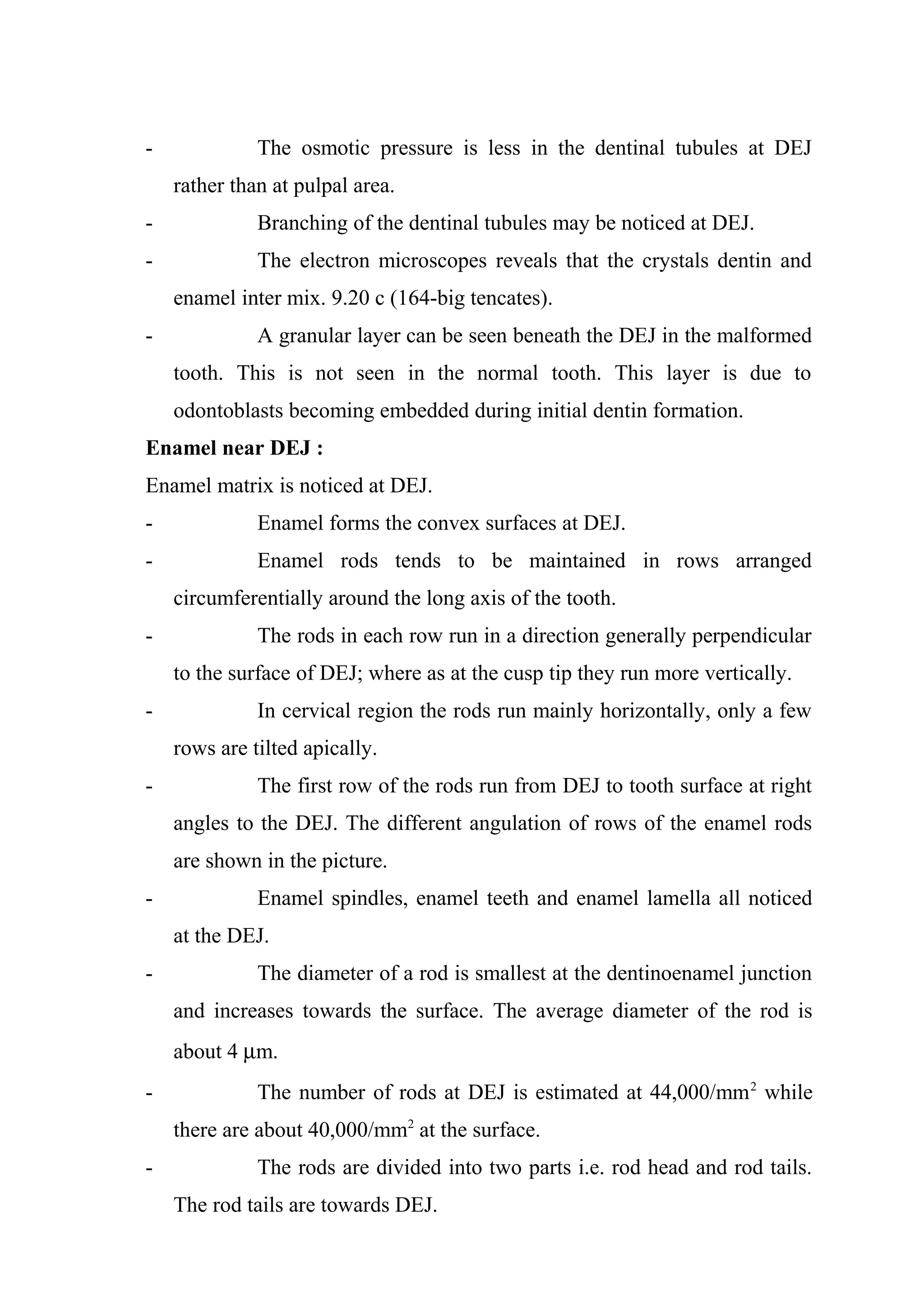 Dento enamel junction | DOC