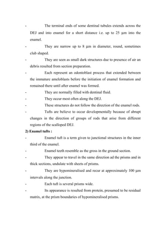 Dento enamel junction | DOC