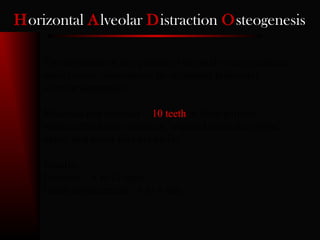 Dentoalveolar distraction cochi ida | PPT